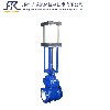 Pneumatic Ceramic slag dischage Gate Valve for fly ash system DN200 ...